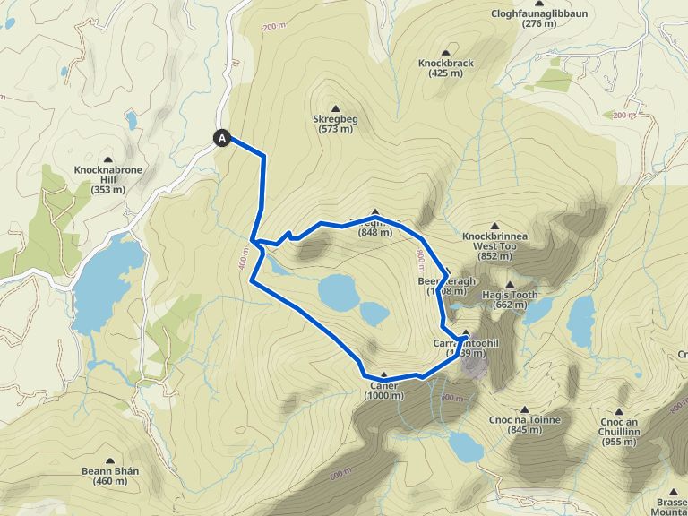 The Coomloughra Horseshoe Trail to Carrantuohill | hike | Komoot